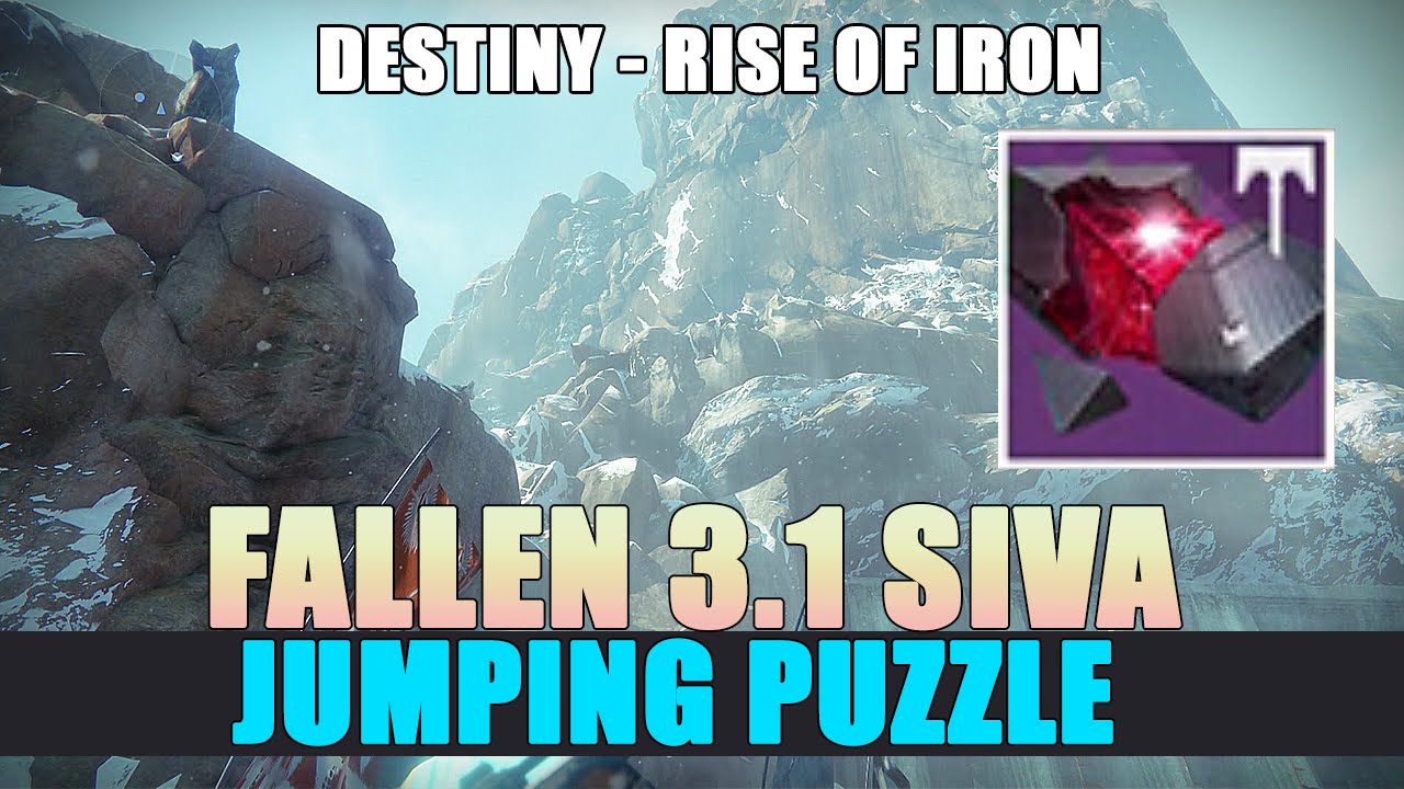 Fallen 3.1 Dormant SIVA Location - Felwinter Peak Jumping Puzzle ...
