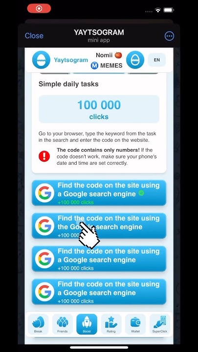 6 November Yaytsogram egg google code today sponsor google code #shortsfeed #ytshorts - YouTube