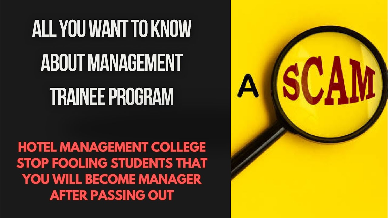 Management Trainee Program -The only way to become manager of a five ...