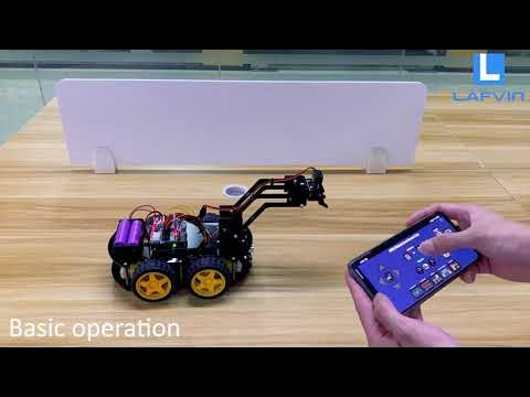 Video Funcionamiento Vehículo Inteligente con Brazo Robot - YouTube