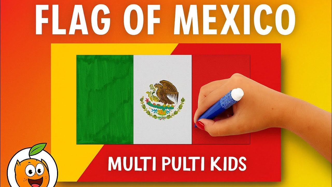 Painting the Flag of Mexico – Fun and Easy for Kids! 🇲🇽🎨 - YouTube