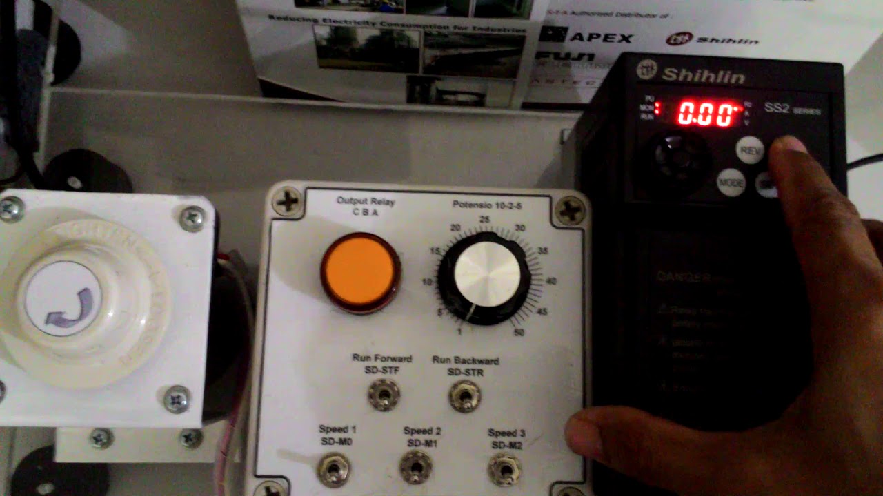 Setting inverter Shihlin part 4 - YouTube