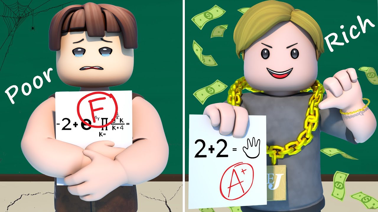 RICH STUDENT VS POOR STUDENT | ROBLOX Brookhaven 🏡RP | Roblox Edric ...