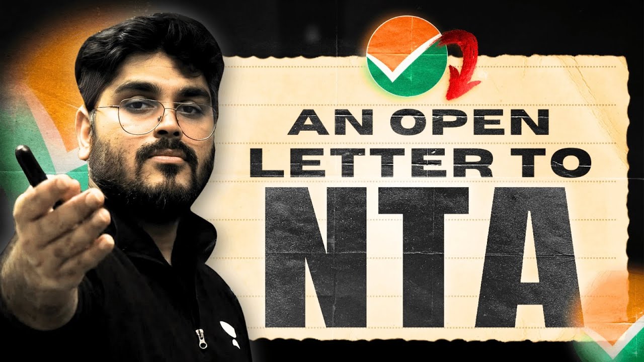 🙏🏻 An Open Letter to NTA - YouTube