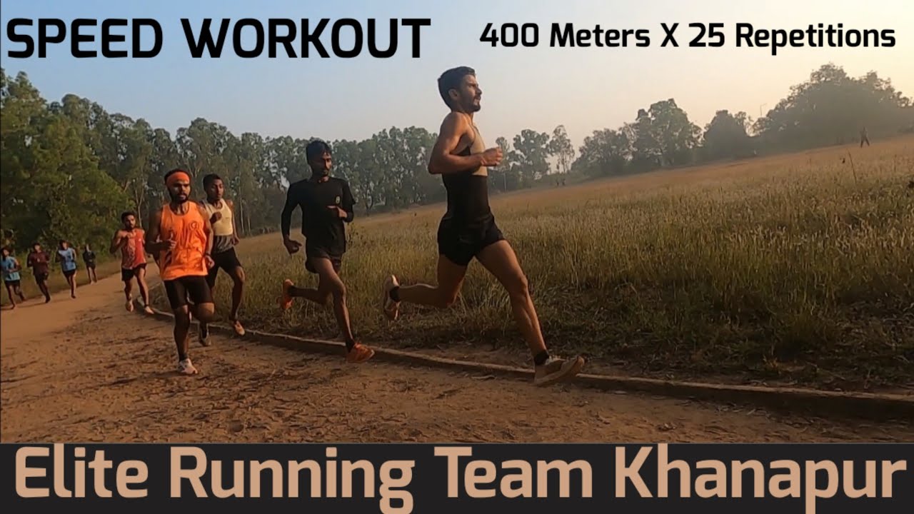 400 meters repetitions workout of Elite Running Team Khanapur - YouTube