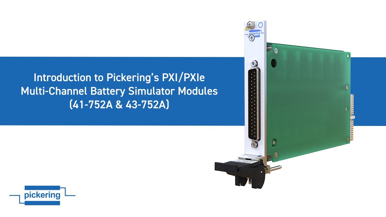 PXI & PXIe Multi-cell Battery Simulator - YouTube
