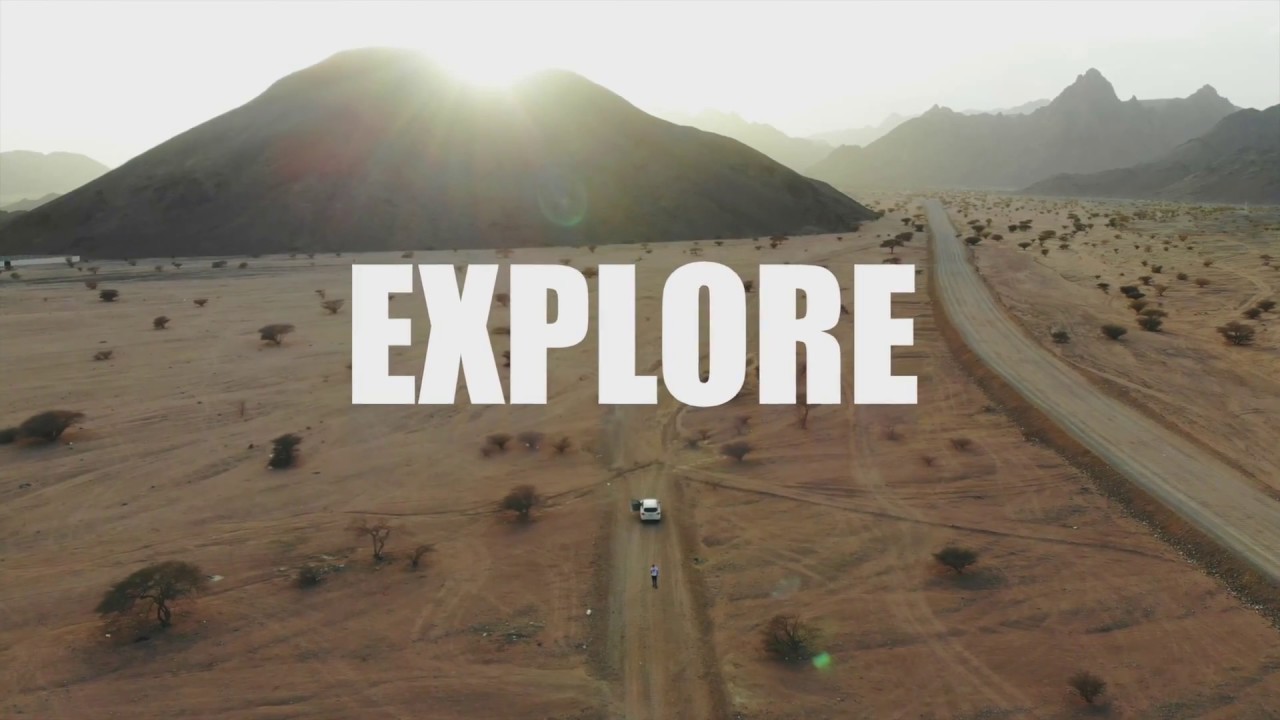 Drone footage through Saudi Arabia - YouTube