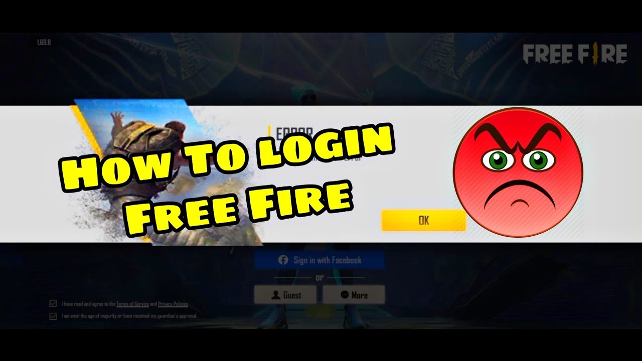 How to Login Free Fire | Can't Login Free Fire 🤬 | Trick To Login Free ...
