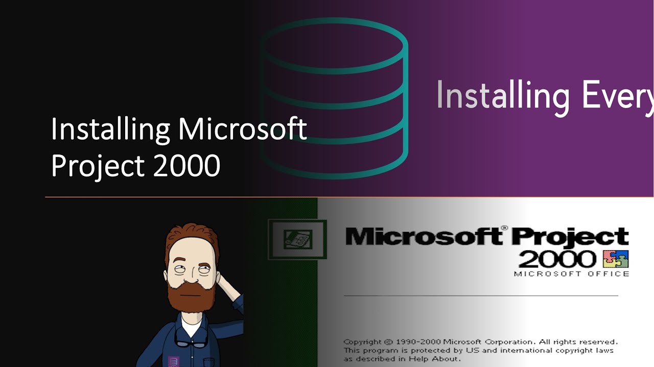 Office 2000 - Part 3 - Installing Project 2000 - YouTube