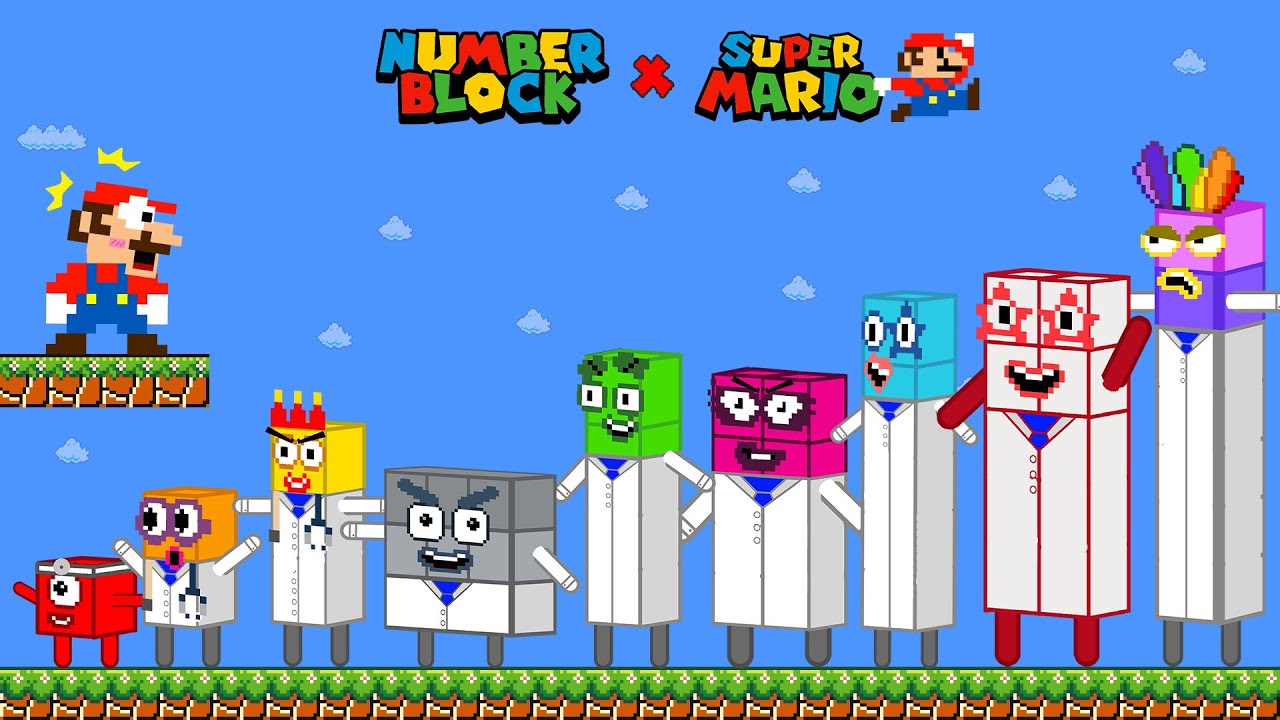 Ultimate Clash Mario: Dr. Numberblocks 1 2 3 4 Take on the Biggest ...