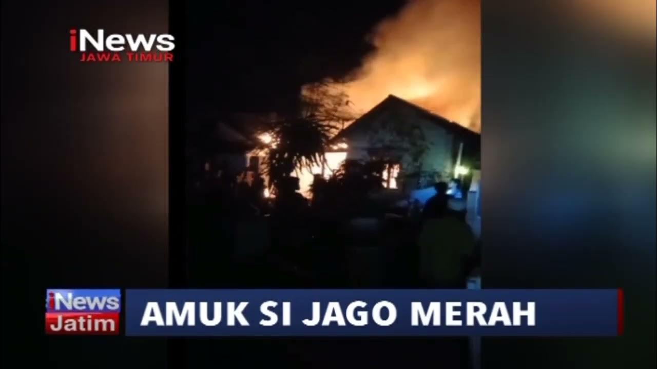 Tiga Rumah Terbakar Diduga Akibat Konsleting Listrik - YouTube