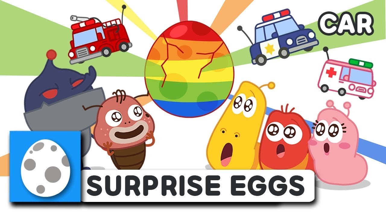 NEW! SURPRISE EGGS - CAR | LARVA KIDS | EGG SONG | SUPER BEST SONGS FOR ...