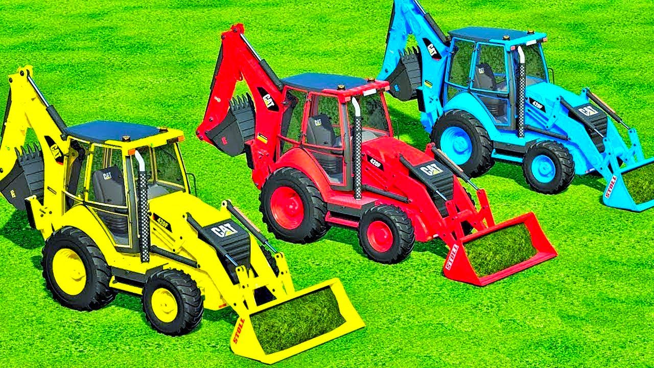 JCB TRACTOR CARTOON - JCB CARTOON VIDEOS - YouTube