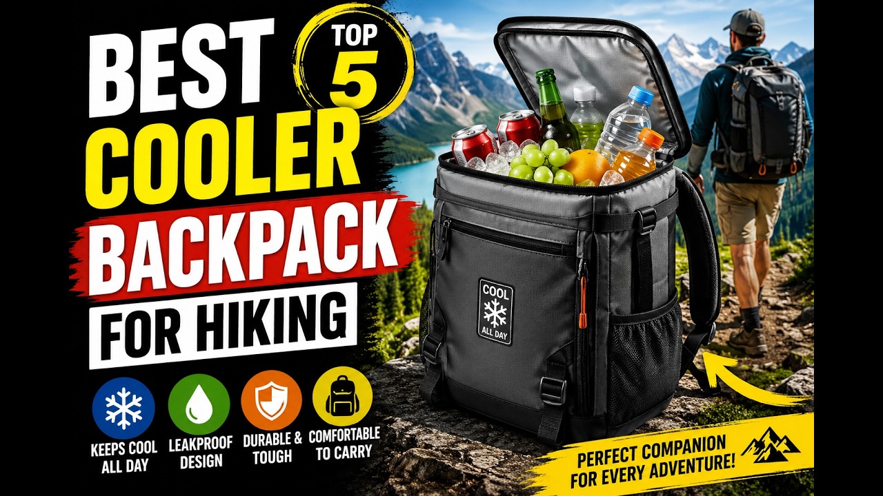 Best Backpack Cooler For Hiking And Camping I Hiking Trekking Cooler ...