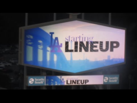 Los Angeles Dodgers 2022 Starting Lineup Intro! - YouTube