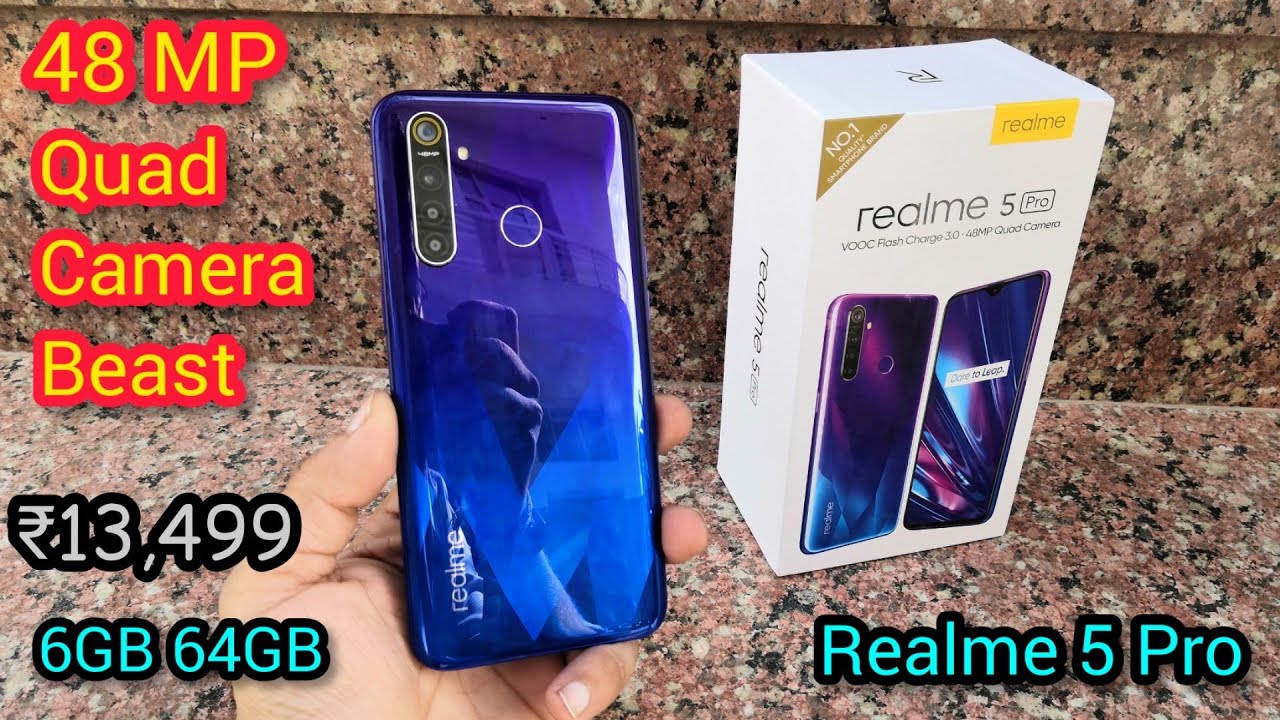 Realme 5 Pro (sparking Blue) 6GB/64GB unboxing & Review - YouTube