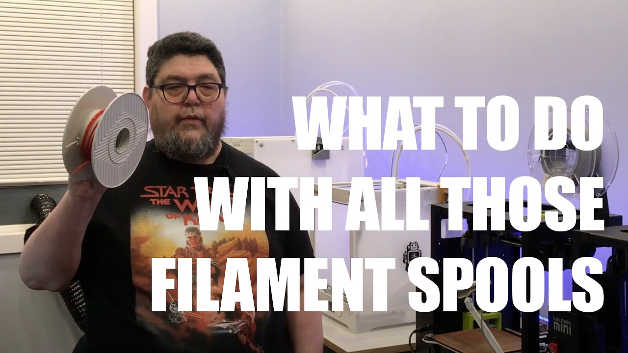 An amazing answer to what to do with all those empty filament spools ...