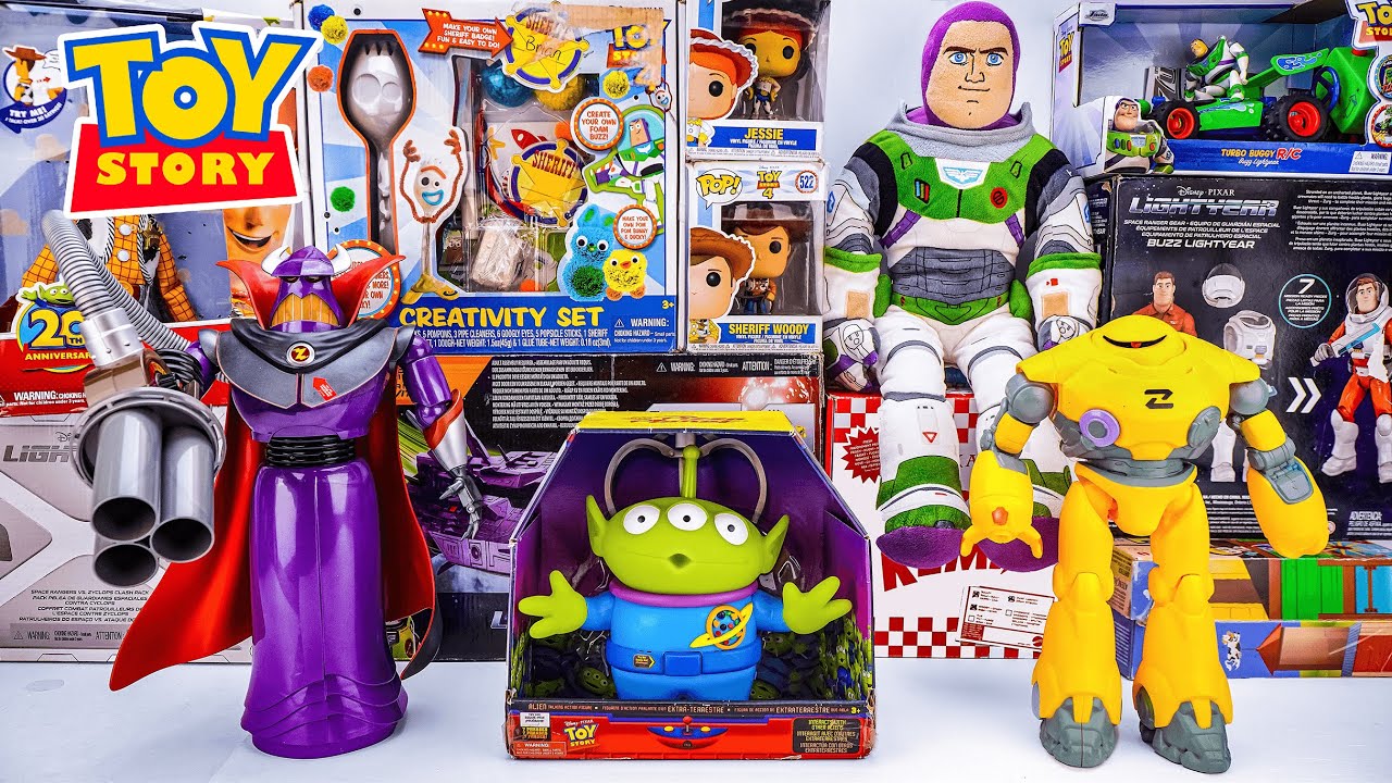 Unboxing Disney Pixar Toy Story toy collection ASMR | Disney Pixar Toy ...
