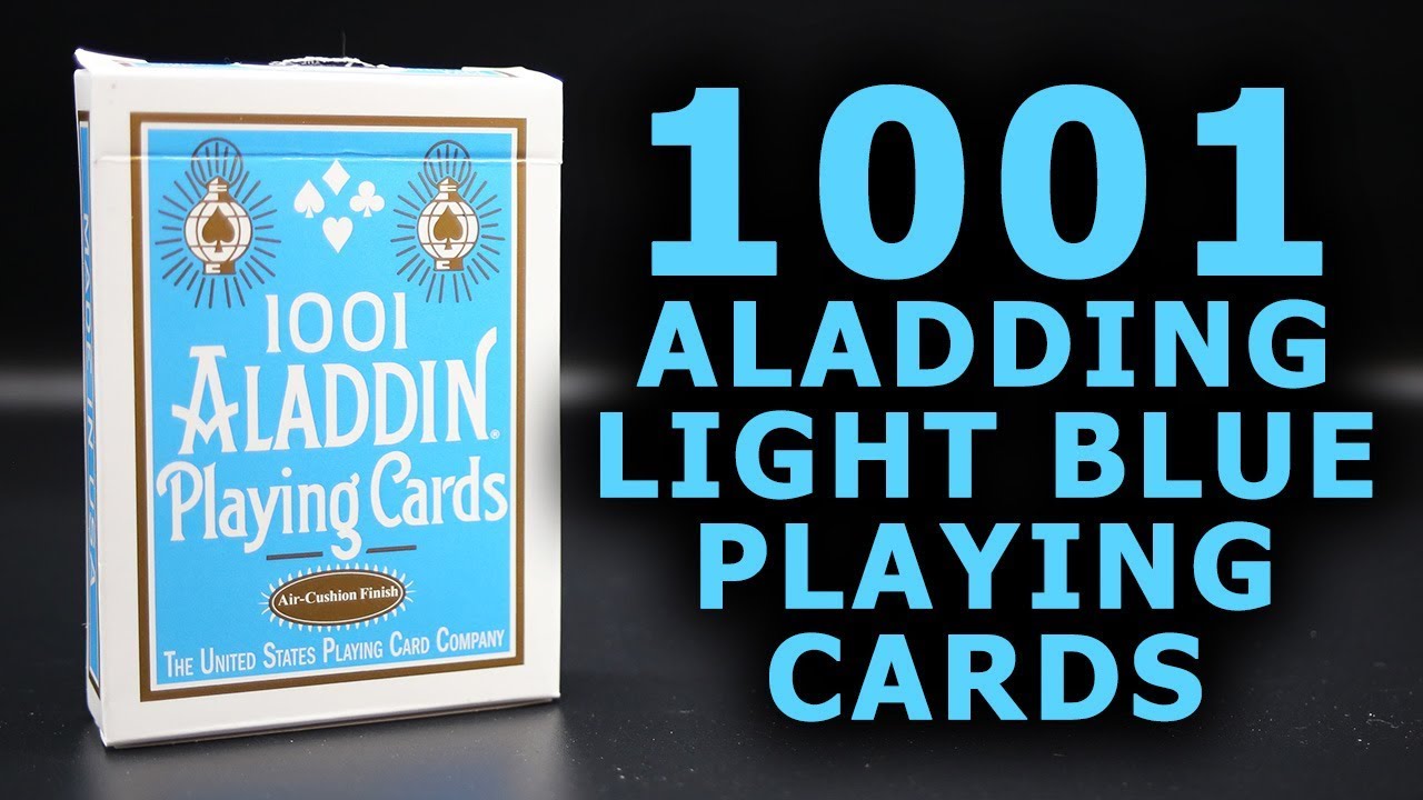 Deck Review - 1001 Aladding Light Blue Playing Cards [HD] - YouTube