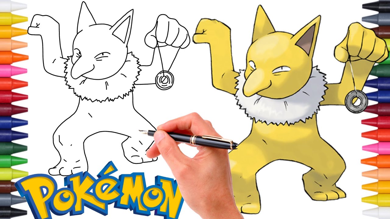 Comment Dessiner LE POKÉMON HYPNOMADE (Hypno) FACILEMENT ! #097 ...