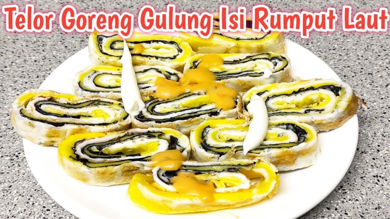 Resep Roll Telor Isi Nori - YouTube