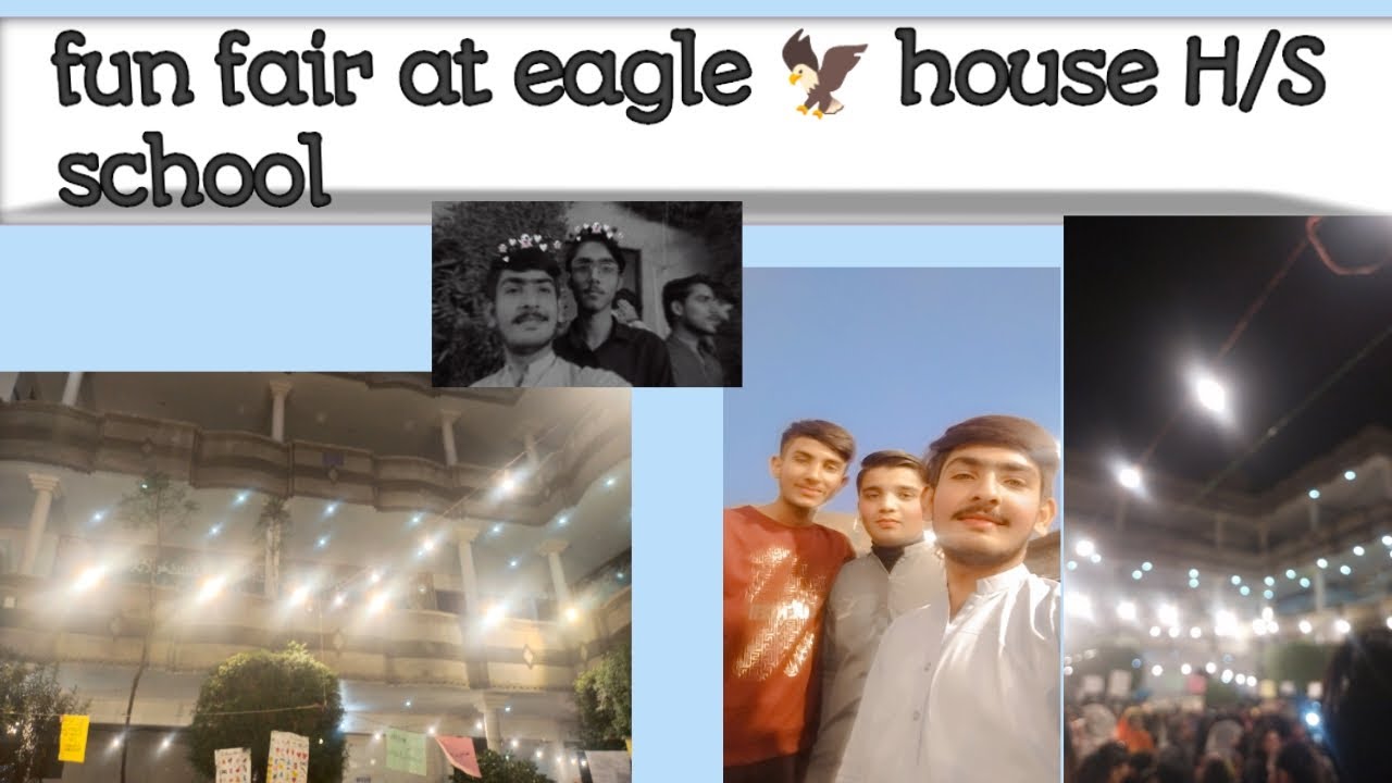school me funfair| fun fair at eagle house H/S school| Tando allahyar ...