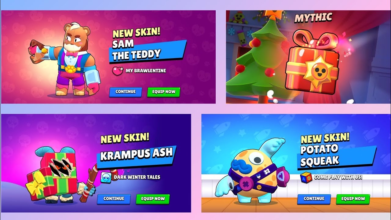 Brawl Stars Christmas Crate Opening 🤩| BeastOP #brawlstars #stardrops - YouTube