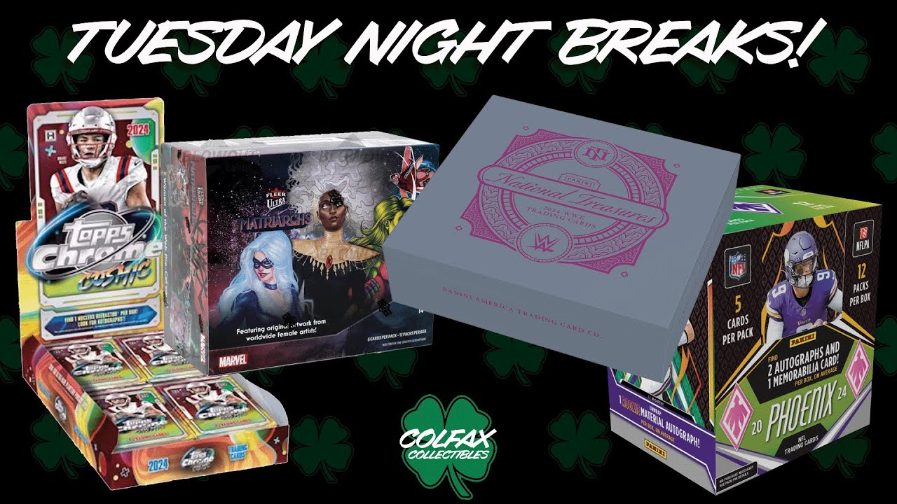 NFL, WWE, and Marvel! Tuesday Night Breaks - GB#134 - 136 - YouTube