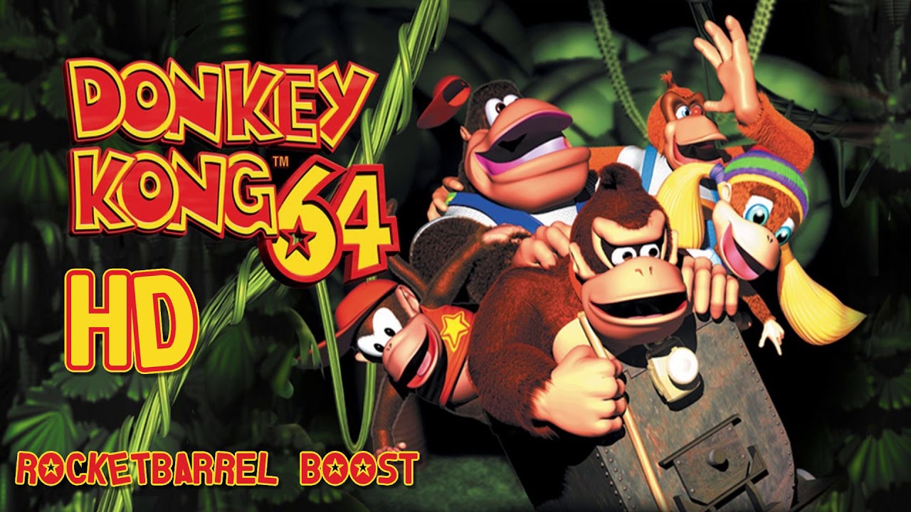 Donkey Kong 64: Rocketbarrel Boost HD - YouTube