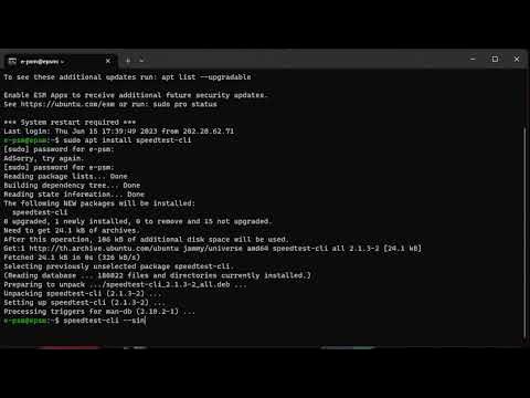 How to Check your local network LAN speed - Linux command - YouTube
