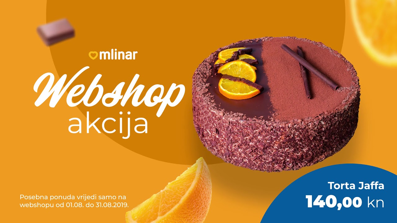 Mlinar | Web shop akcija | Jaffa torta - YouTube
