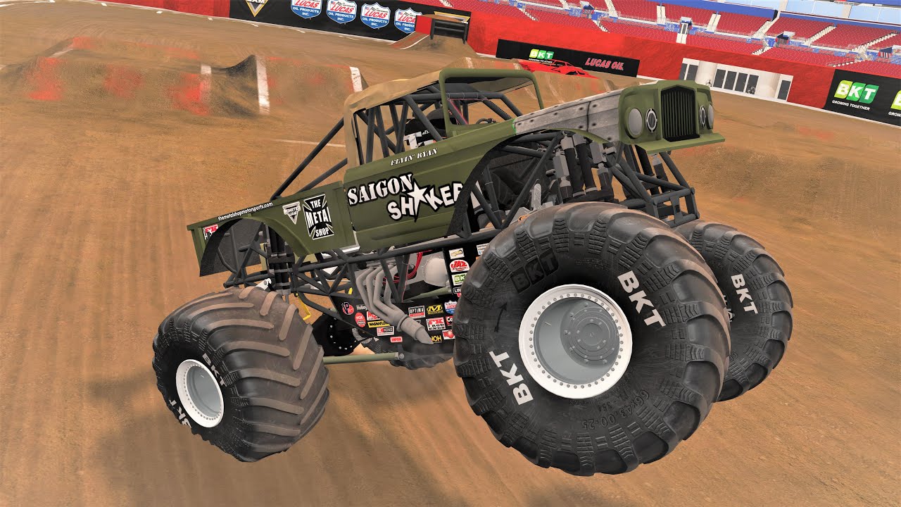 Saigon Shaker - St.Louis 2022 I BeamNG.Drive Monster Jam Freestyle ...