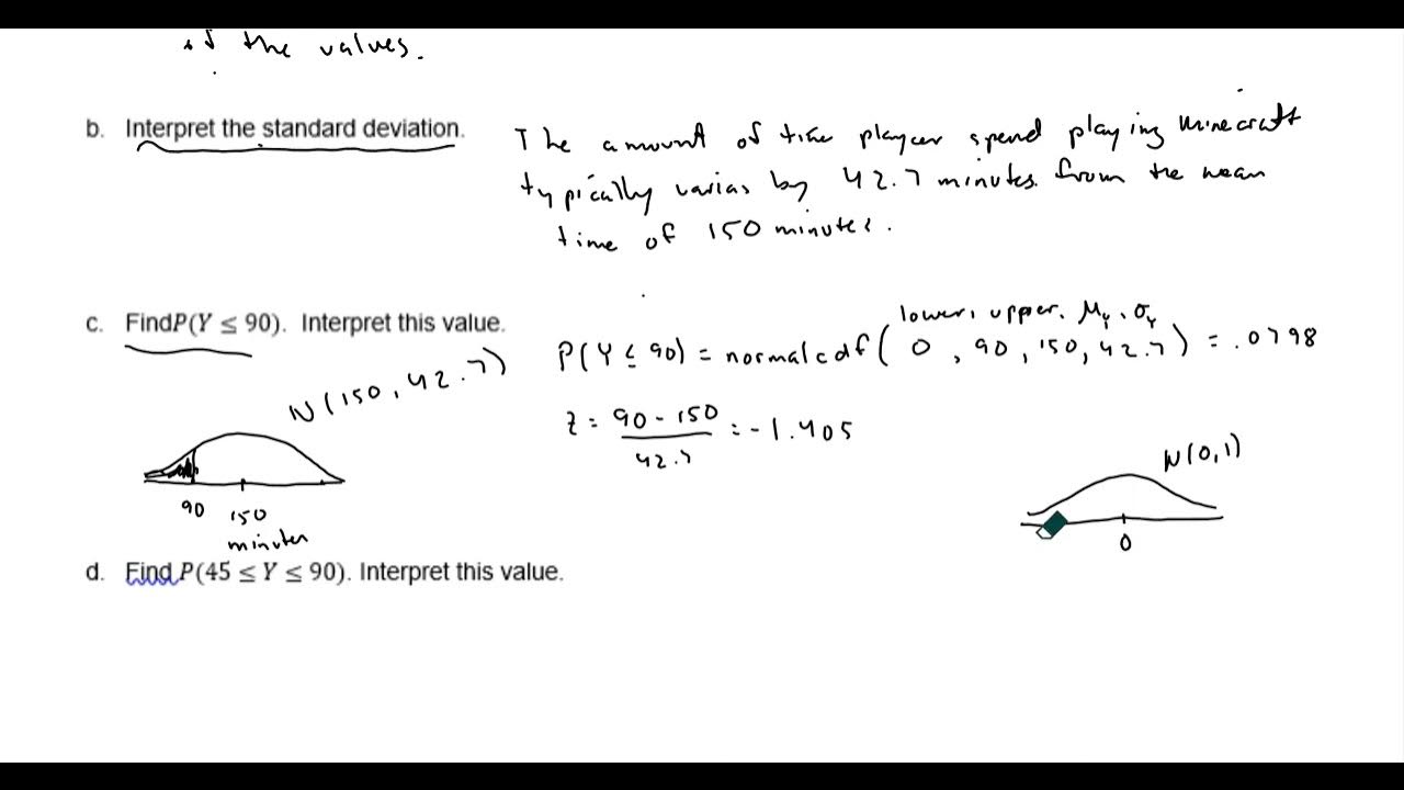 AP Stats 6.1b Ex2: Probability of Continuous Random Variables - YouTube