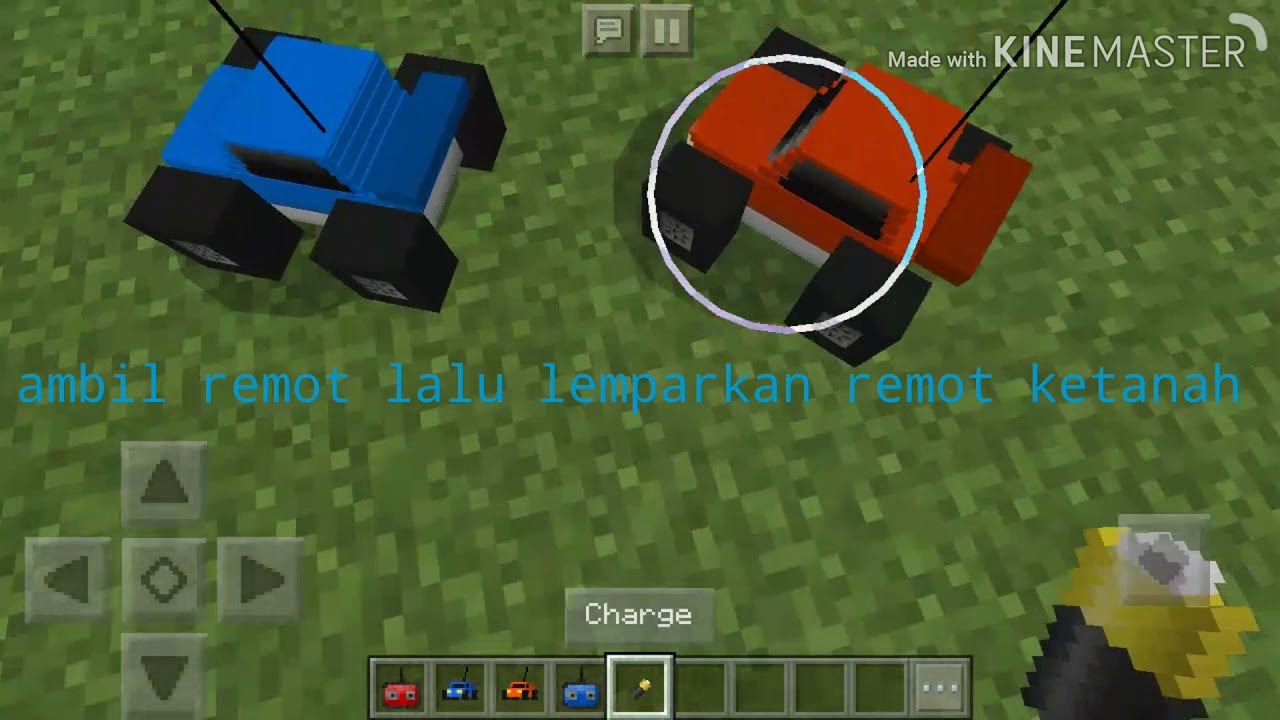 Cara main mobil mobilan di minecraft - YouTube
