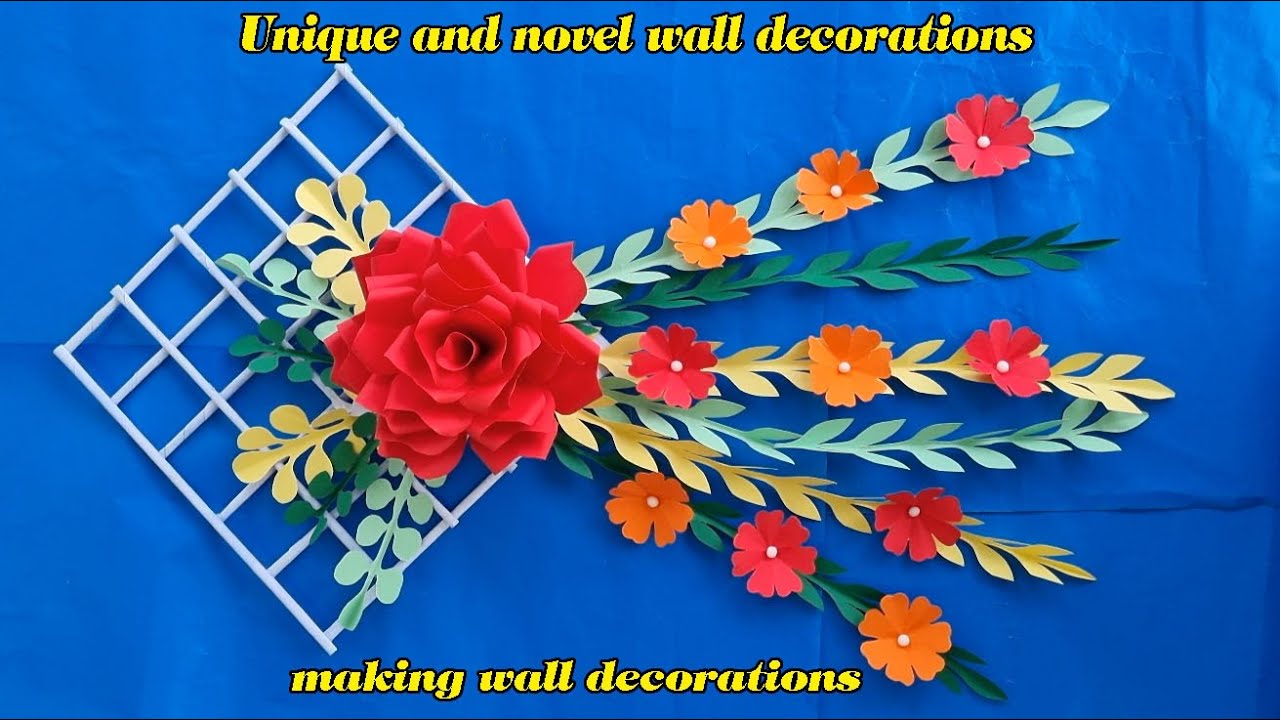 Unique and novel wall decorations - Ideas for making wall decorations ...