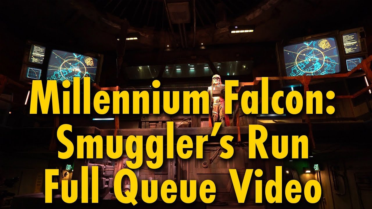 Millennium Falcon: Smuggler's Run FULL Queue Experience | Star Wars ...