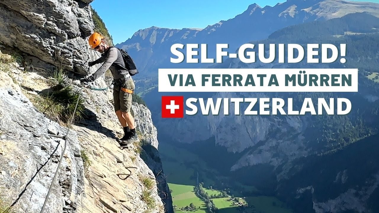 Must-Do Swiss Alps Adventure 🇨🇭Via Ferrata Climb in Mürren! - YouTube