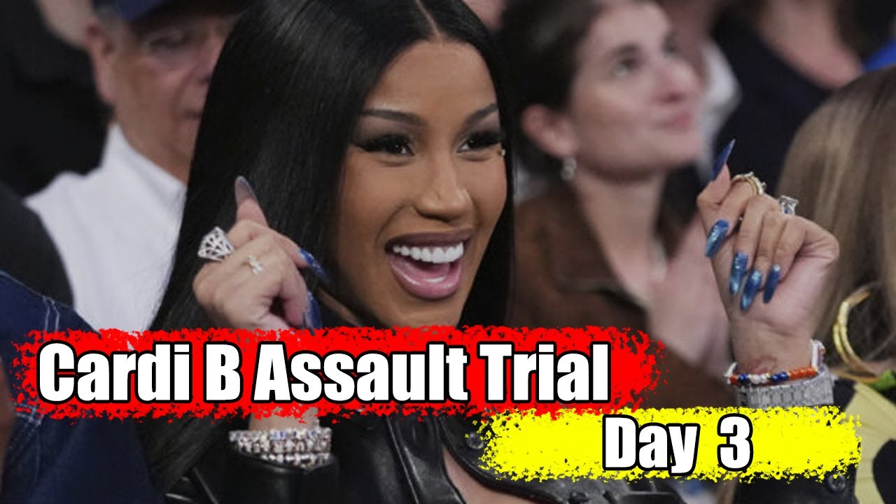 Cardi B Civil Assault Trial - Day 3 - YouTube
