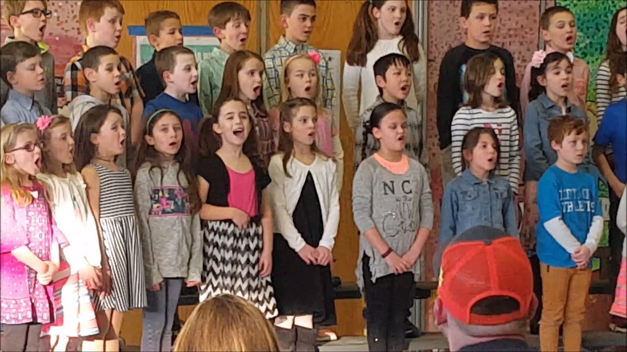Colbie's 2nd Grade Chorus Concert 2018 - YouTube
