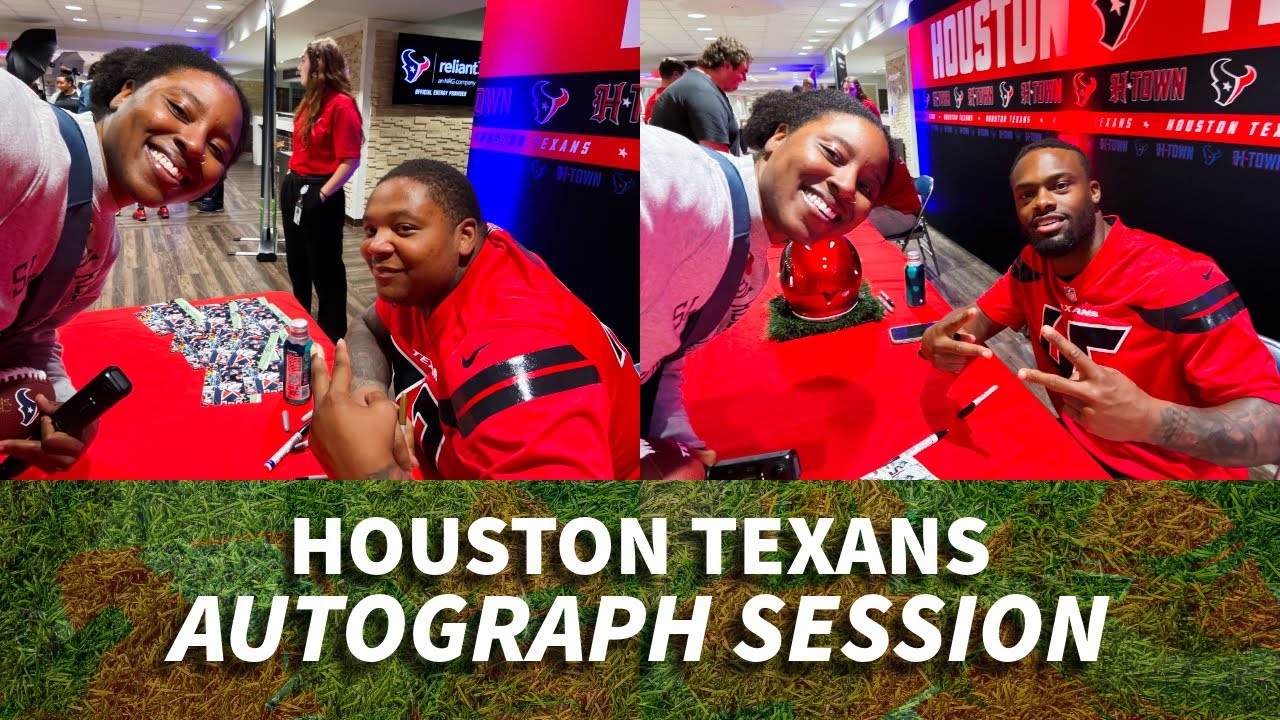 Houston Texans Autograph Session | Vision 4 Productions - YouTube