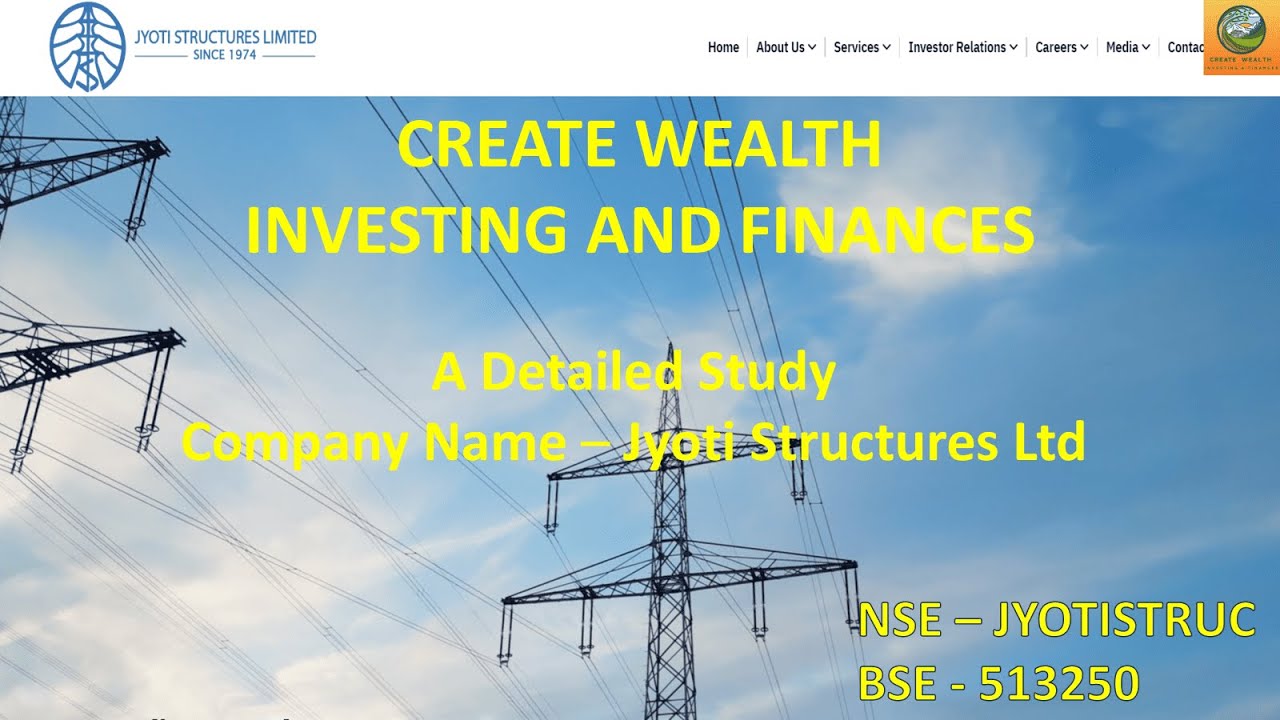 Jyoti Structures Ltd - Fundamental and Technical Analysis - YouTube