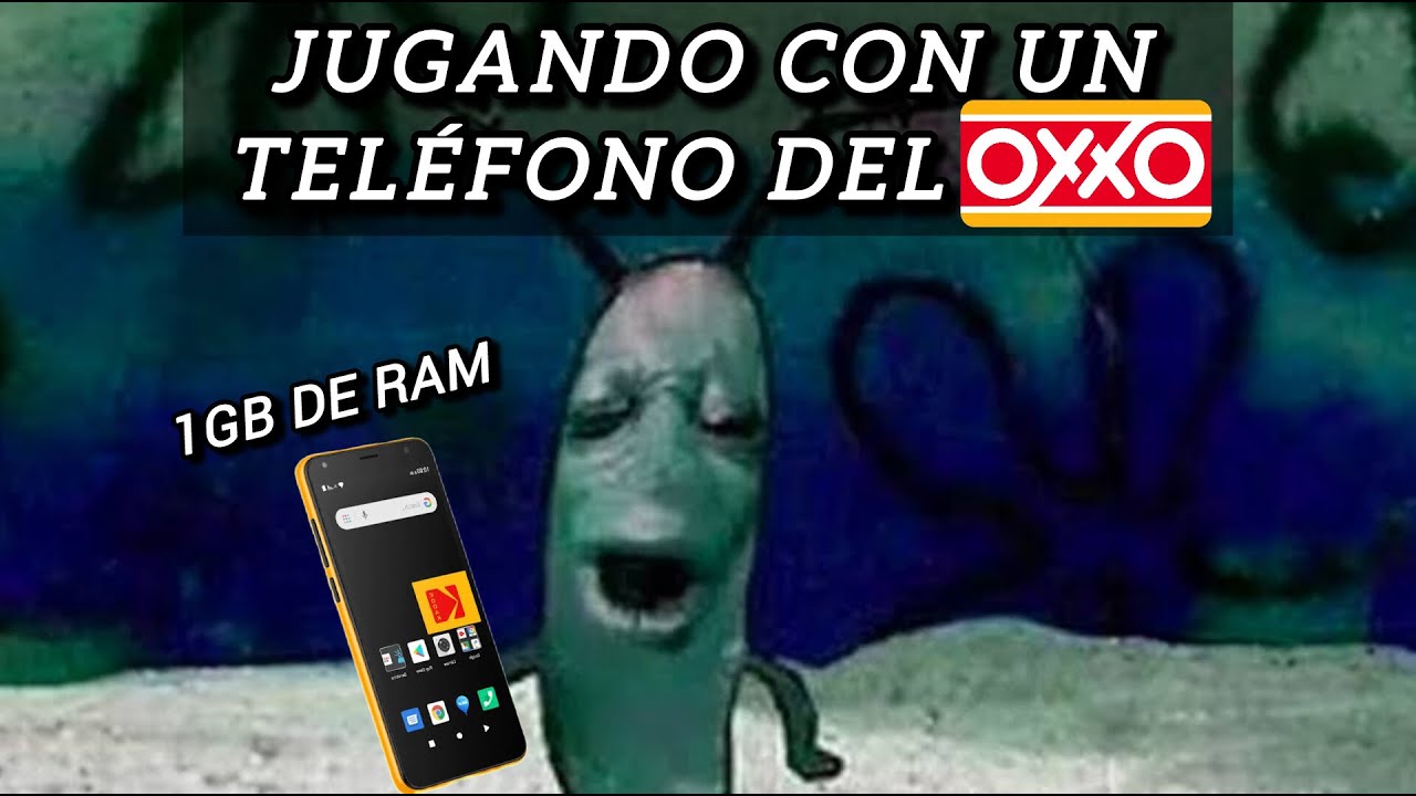 Jugando con un teléfono del OXXO | 1 GB de RAM en Android - YouTube