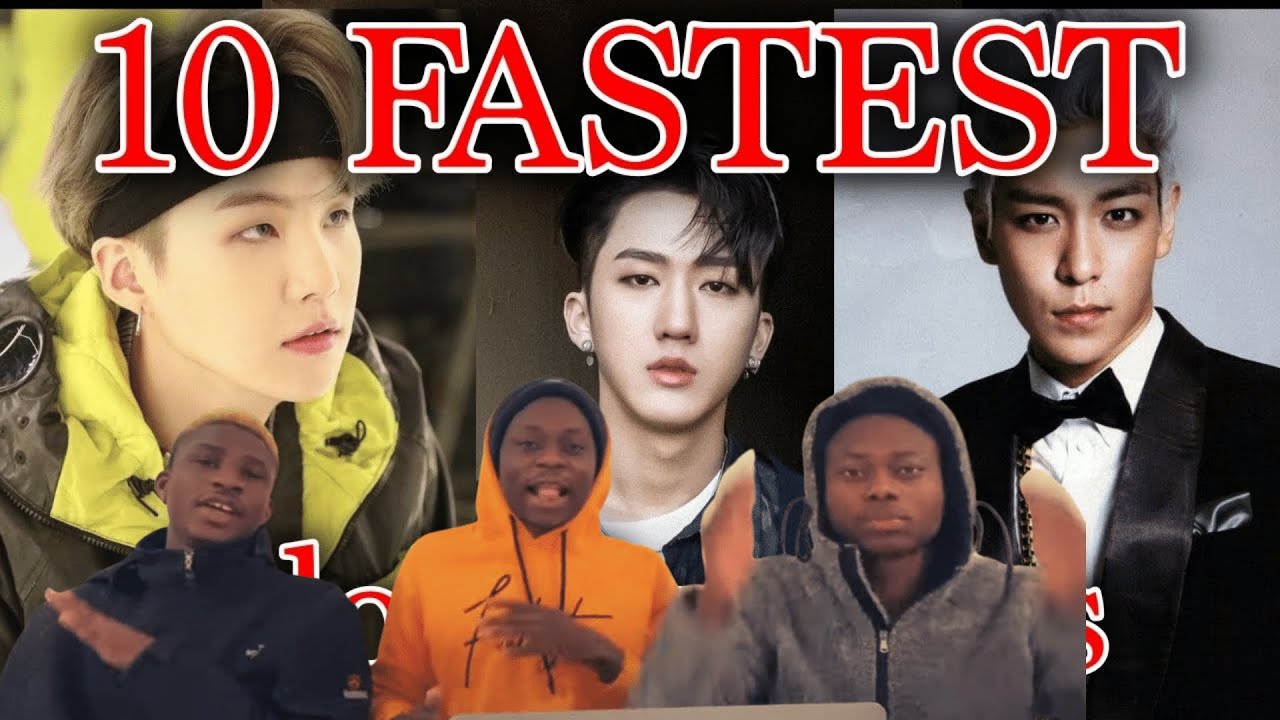 NUMBER 1 IS SUPERSONIC FAST!!! OFFICIAL TOP 10 FASTEST RAPPERS IN KPOP ...