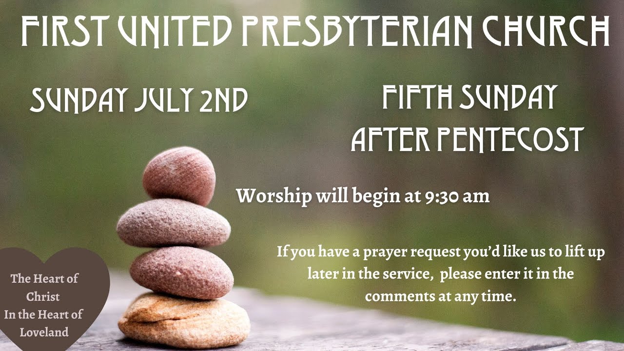 Sunday, July 2nd Worship Service - YouTube