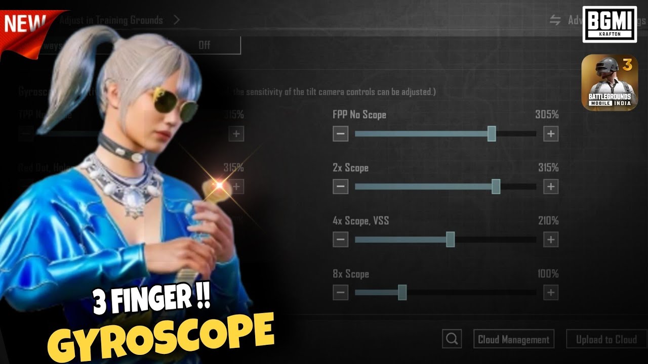 FASTEST 30 FPS PLAYER WITH 3 FINGER LAYOUT & FULL GYRO SENSITIVITY 💥 ...
