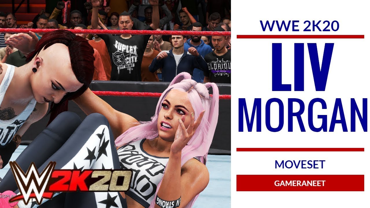 WWE 2K20 LIV MORGAN MOVESET FT. 201 FACEBREAKER - YouTube