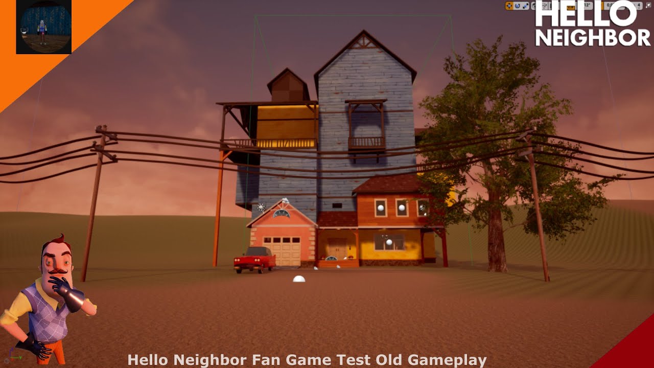 Hello Neighbor Fan Game Old Test Gameplay - YouTube