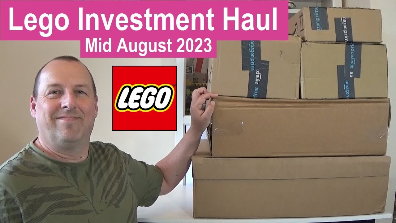 Lego Investment Haul - Mid August 2023. Unboxing sets from Lego.com ...