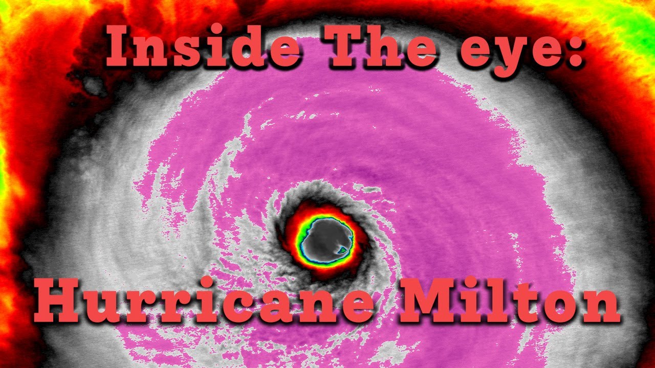 Hurricane Milton: Inside The Eye - Sarasota, Florida (Full video of ...