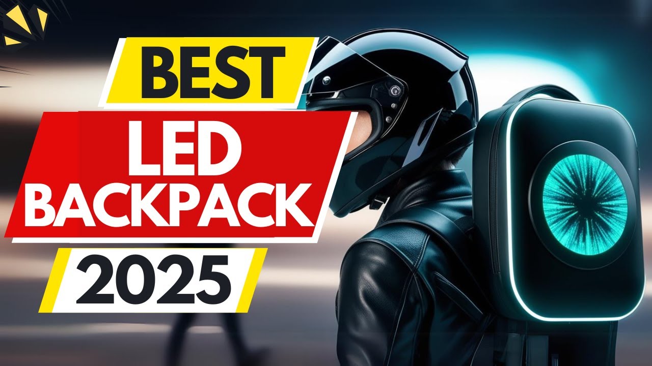 Top 5 BEST LED Backpack in [2025] - YouTube